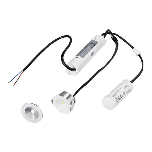 Bell Spectrum 3W LED Non Maintained Emergency Open Area Downlight ...