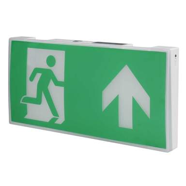 Bell Spectrum 4W LED Emergency Hinged Exit Box with Arrow Up Legend ...