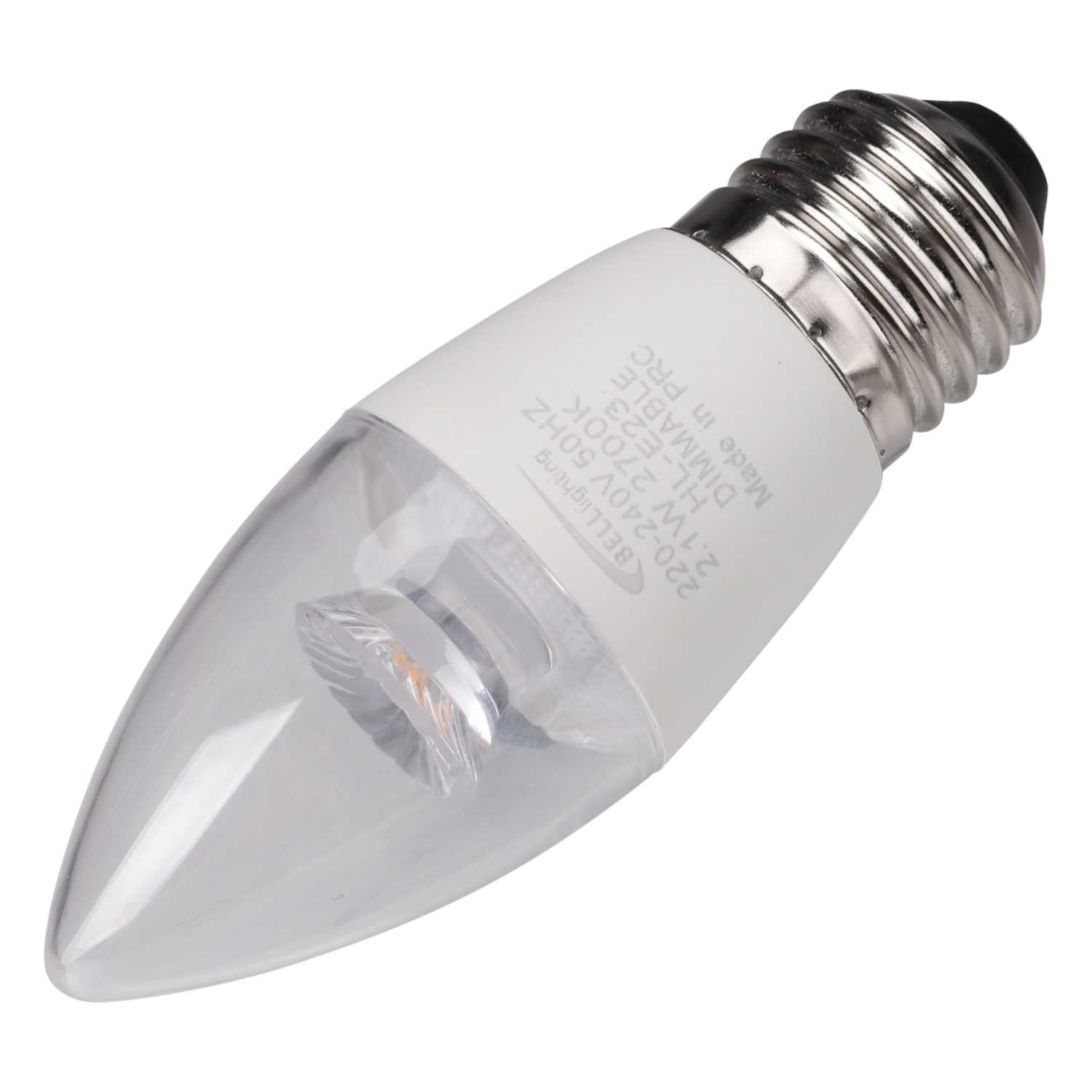 Bell 2.1W ES LED Dimmable Candle Lamp Clear 2700K (60569) | CEF