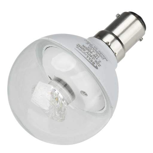 Bell 2.1W SBC LED Dimmable Golf Ball Lamp Clear 4000K (60583) | CEF