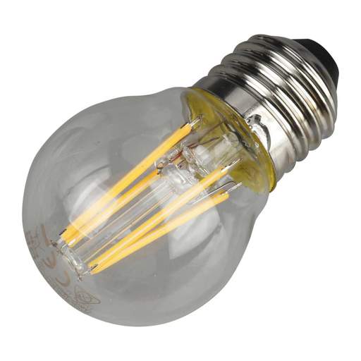 Bell 3.3W ES LED Non Dimmable Filament Golf Ball Lamp Clear 2700K ...