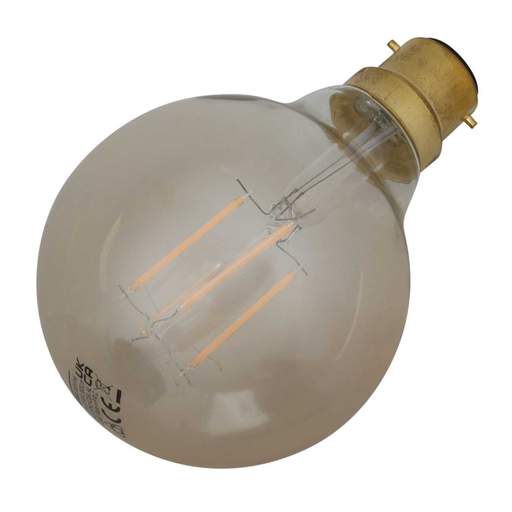 Bell Vintage 3.3W BC LED Dimmable Filament Globe Lamp Amber 2200K ...