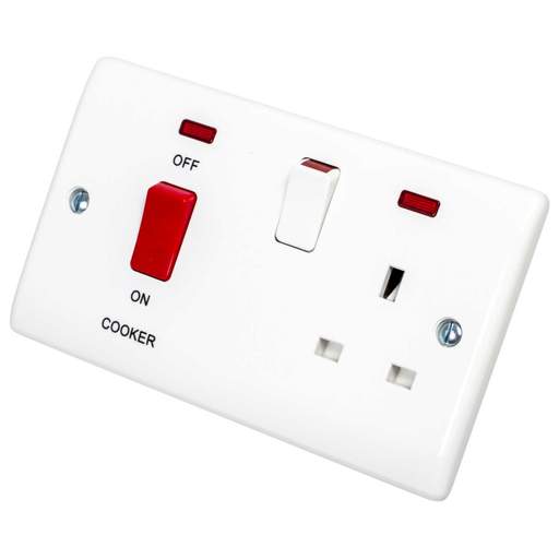 BG Nexus 45A DP Cooker Control Unit with Neon White (870) | CEF