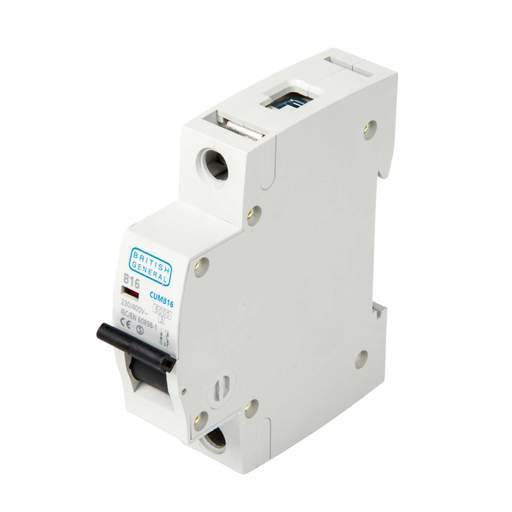 BG 16A Single Pole 6kA B Curve MCB (CUMB16) | CEF