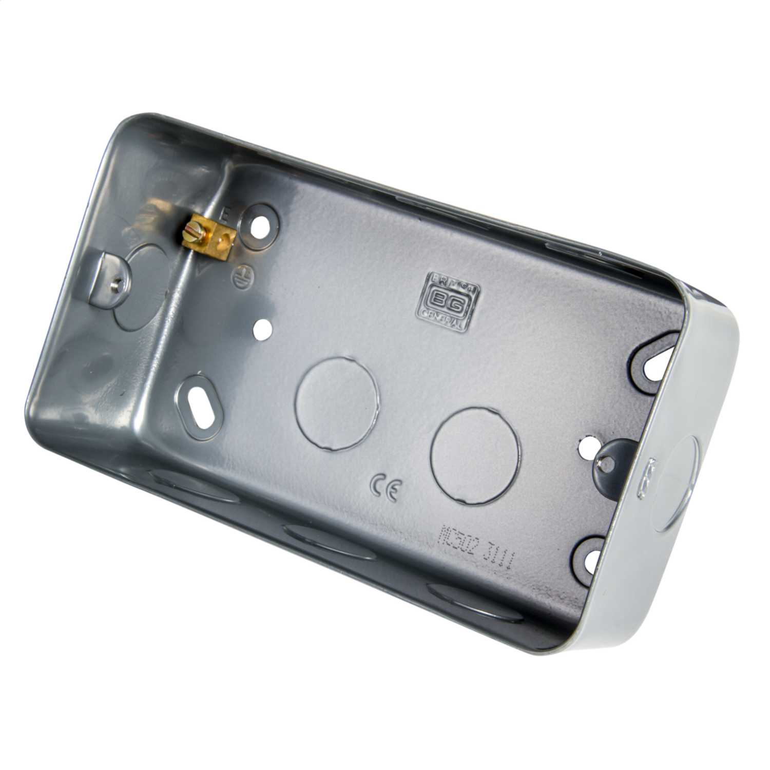 BG 3 and 4 Gang Surface Metal Back Box with Knockouts (MC502) | CEF