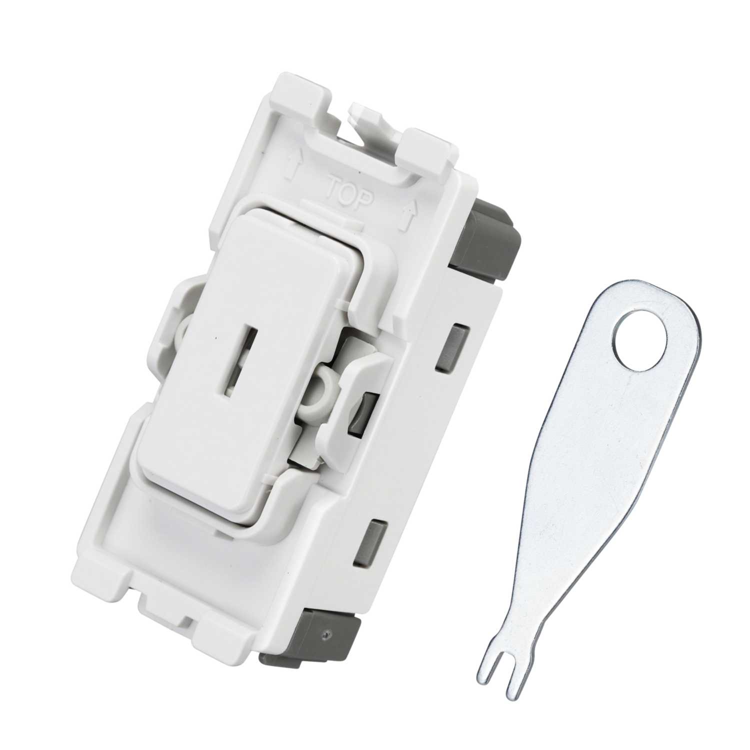 BG 20A Single Pole 2 Way Grid Key Switch (R12KY) | CEF