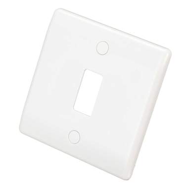 BG 1 Gang Grid Front Plate (R81) | CEF