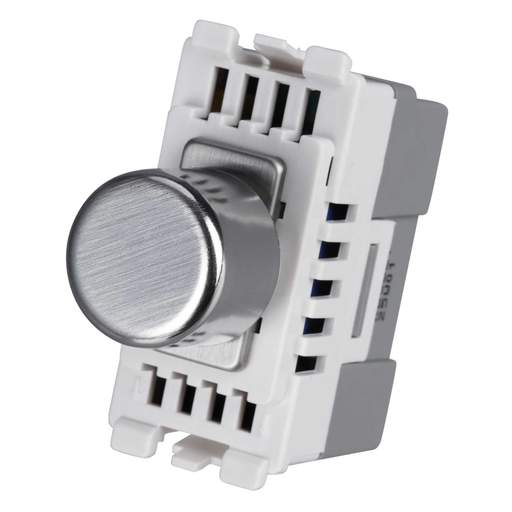 BG Intelligent Dual Mode 2 Way Grid Dimmer Brushed Steel (RBSDLT) | CEF