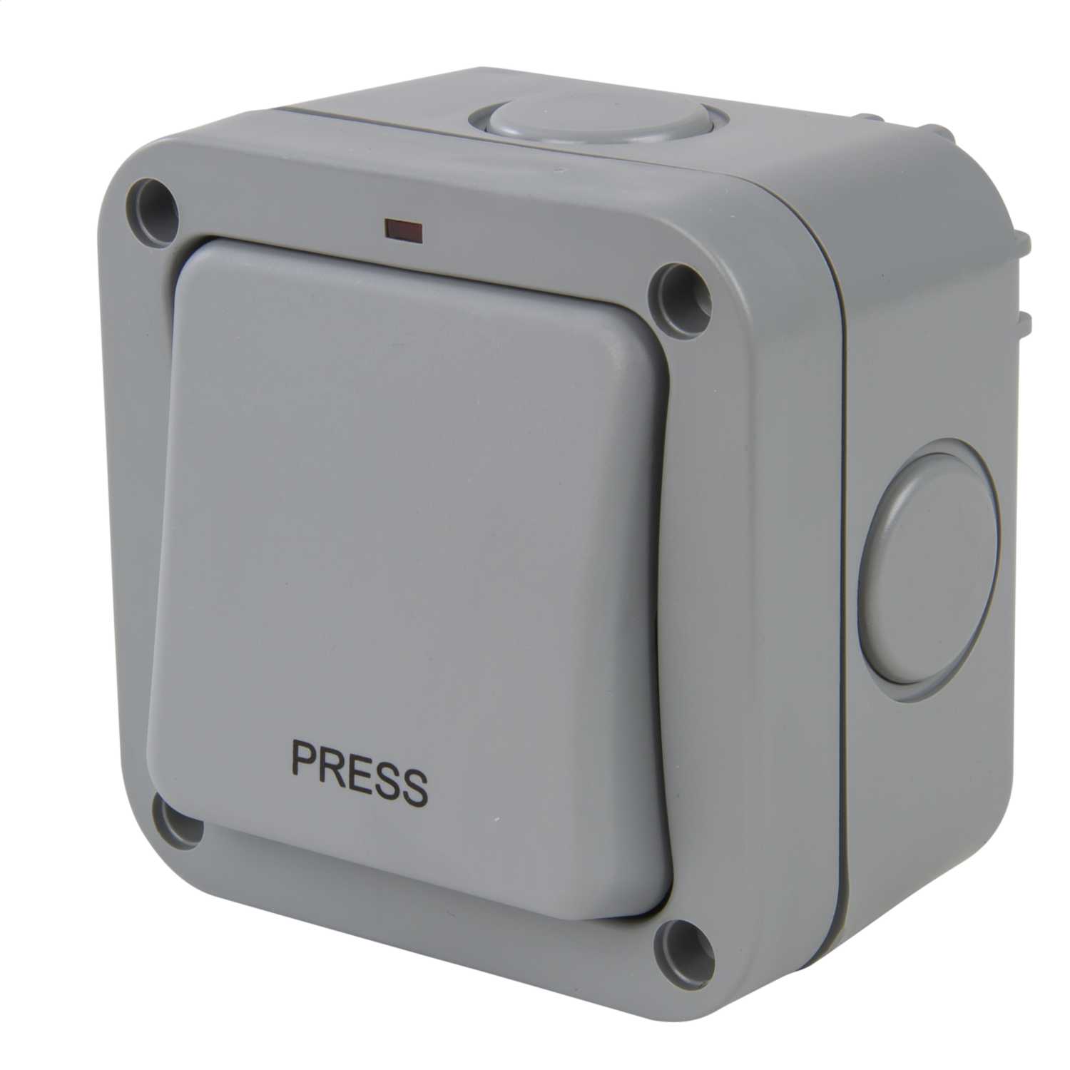 BG 20A 1 Gang 2 Way Retractive Switch marked Press IP66 (WP14) | CEF