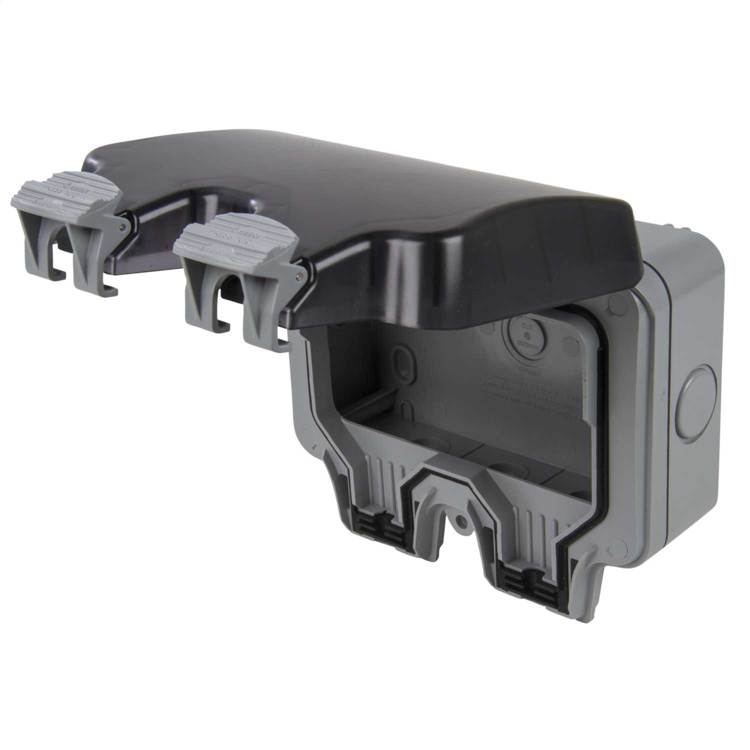 BG 2 Gang Double Empty Weatherproof Enclosure (WP2GEC) | CEF