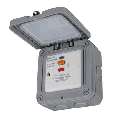 BG 13A Latching Type A RCD Fused Spur Weatherproof IP66 (WP55ARCD) | CEF