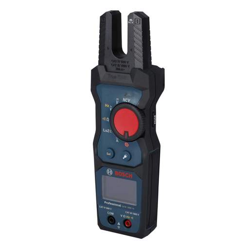 Bosch GFM 1000-15 200A Clamp Meter with MH 1 Magnet Hanger (0601077401 ...