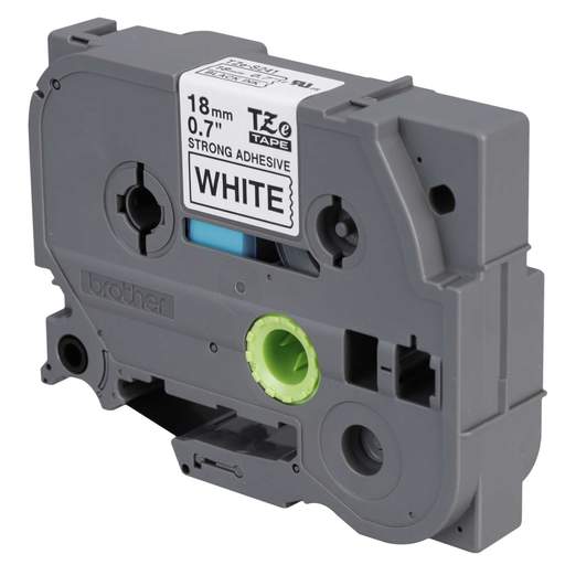 Brother 18mm Black On White Strong Adhesive Pro Tape (TZE-S241) | CEF