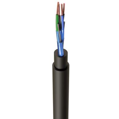 0.75mm² 2 Pair BS5308 Part1 Type1 Black (Cut Length Sold By The Mtr ...