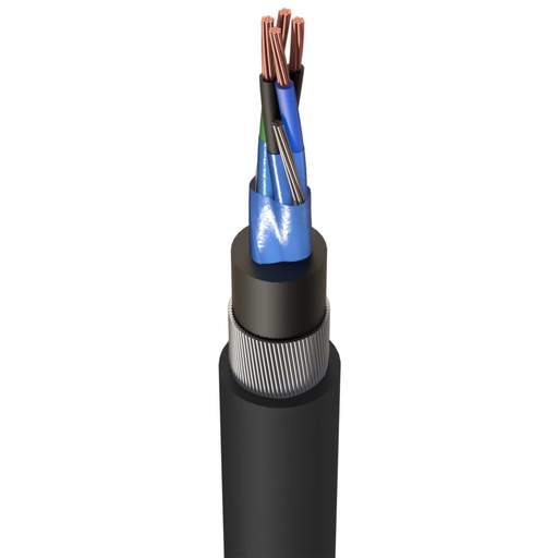 1.5mm² 2 Pair BS5308 Part1 Type2 SWA Black (Cut Length Sold By The Mtr ...