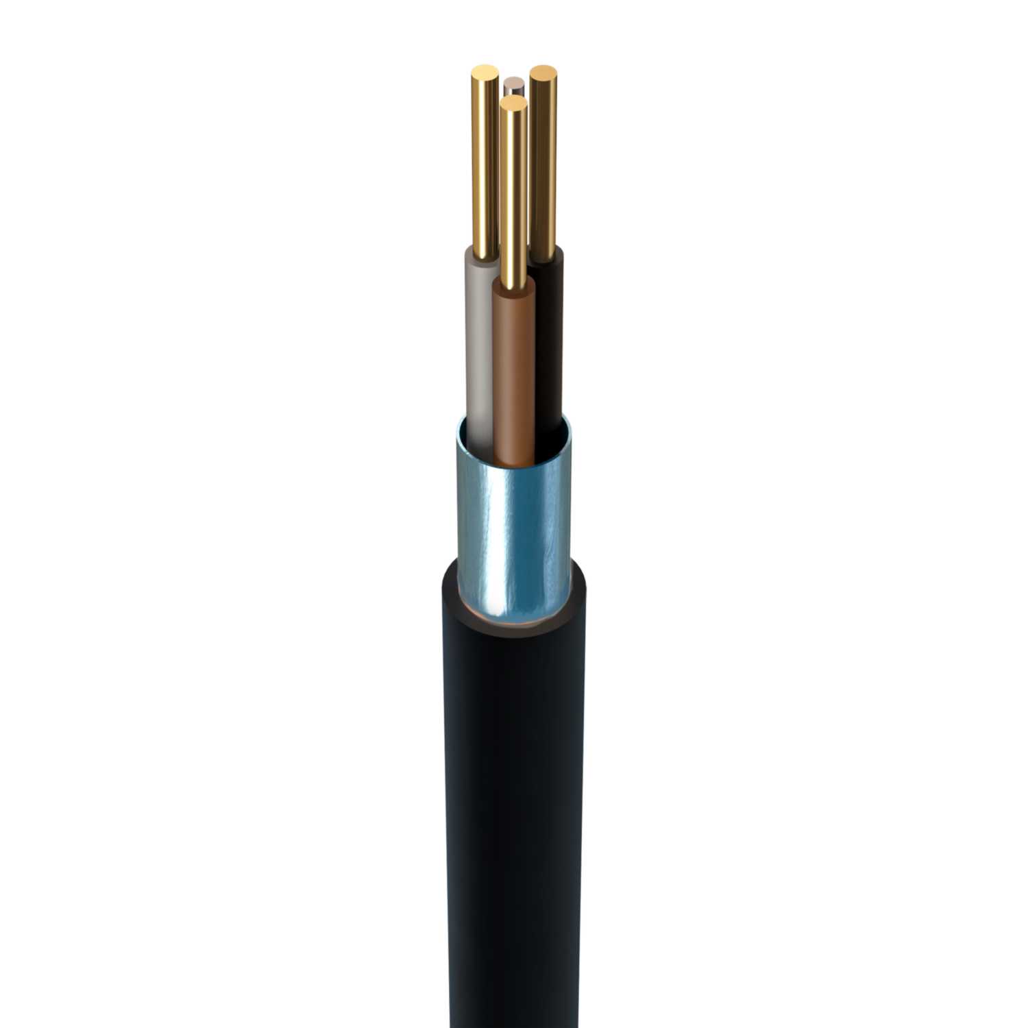 Zeroburn 1.5mm² Fire Cable 3C+E Black (100m Drum) (FPB315E) | CEF