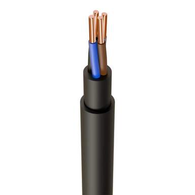 6mm² 4 Core Power and Control Cable Black (Cut Length Sold By The Mtr ...