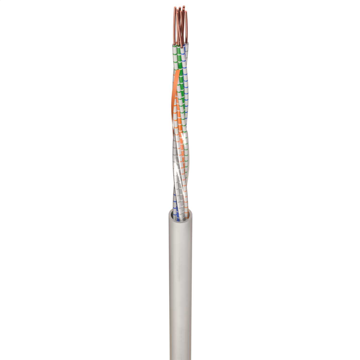 CW1308 4 Pair Telephone Cable White (100m Drum) ( TC4PW100 ) | CEF