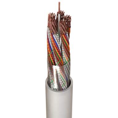 CW1308 50 Pair Telephone Cable White (Cut Length Sold By The Metre ...