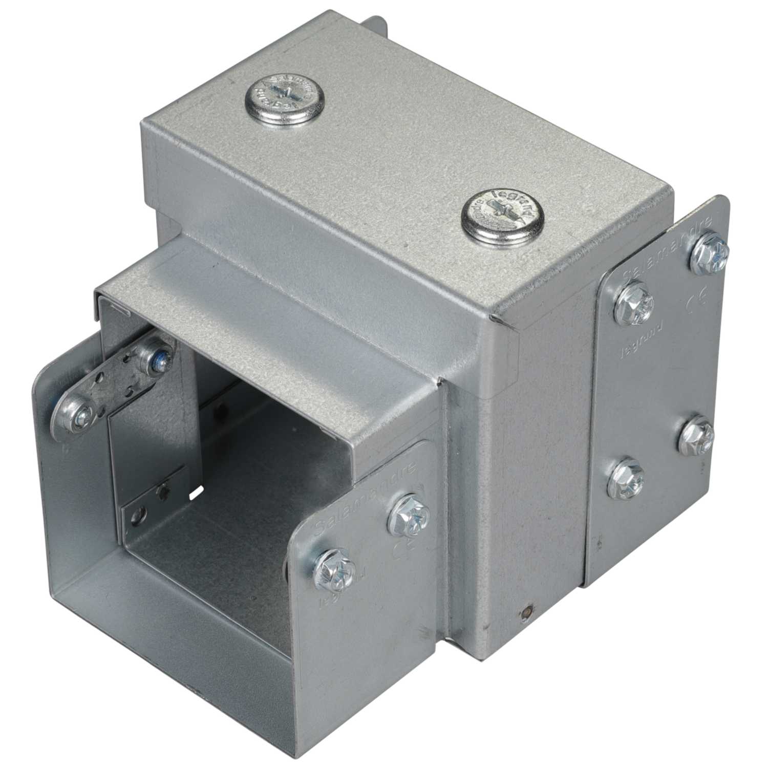 Salamandre 100mm x 100mm to 75mm x 75mm IP4X Reducer for Trunking (Sold ...