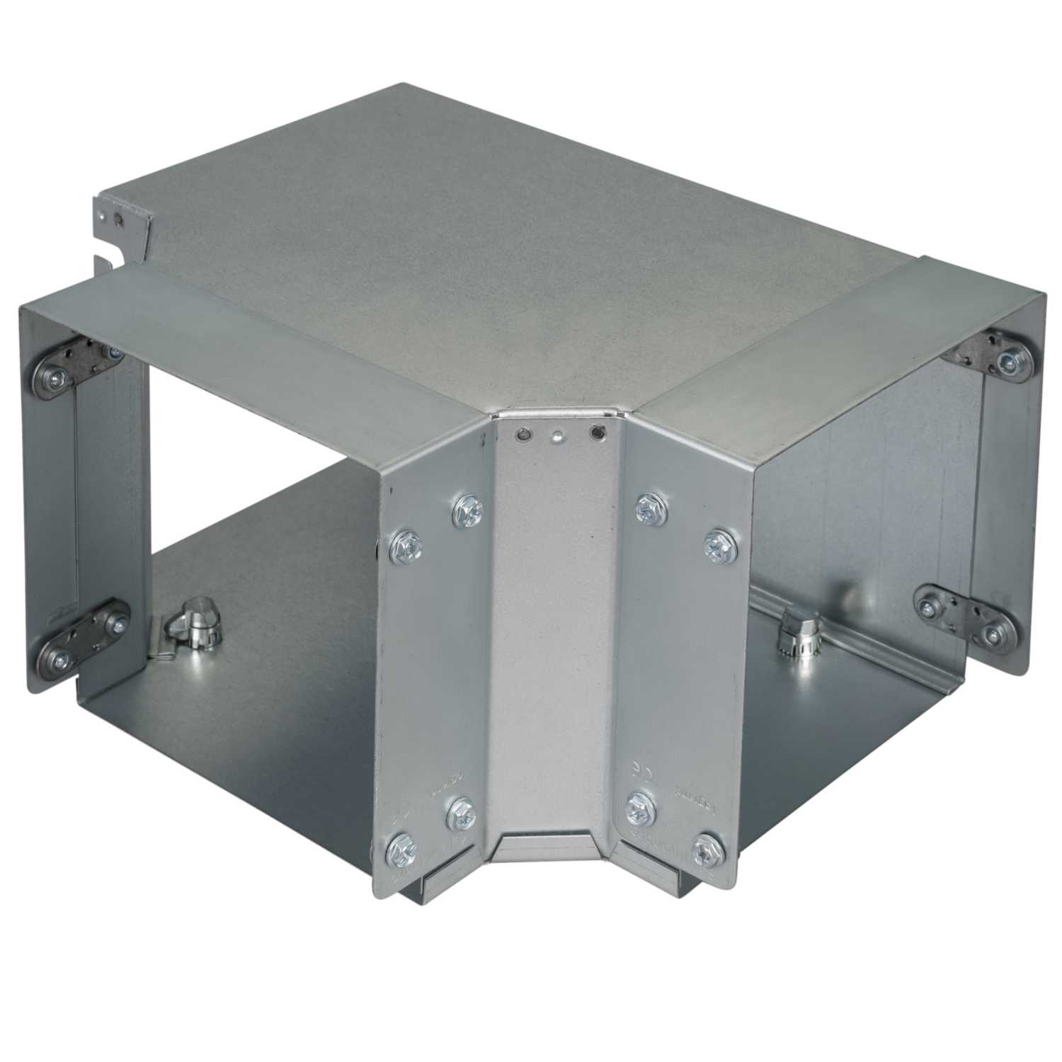 Salamandre 150mm x 150mm IP4X Gusset Top Lid Tee for Trunking (Sold in ...