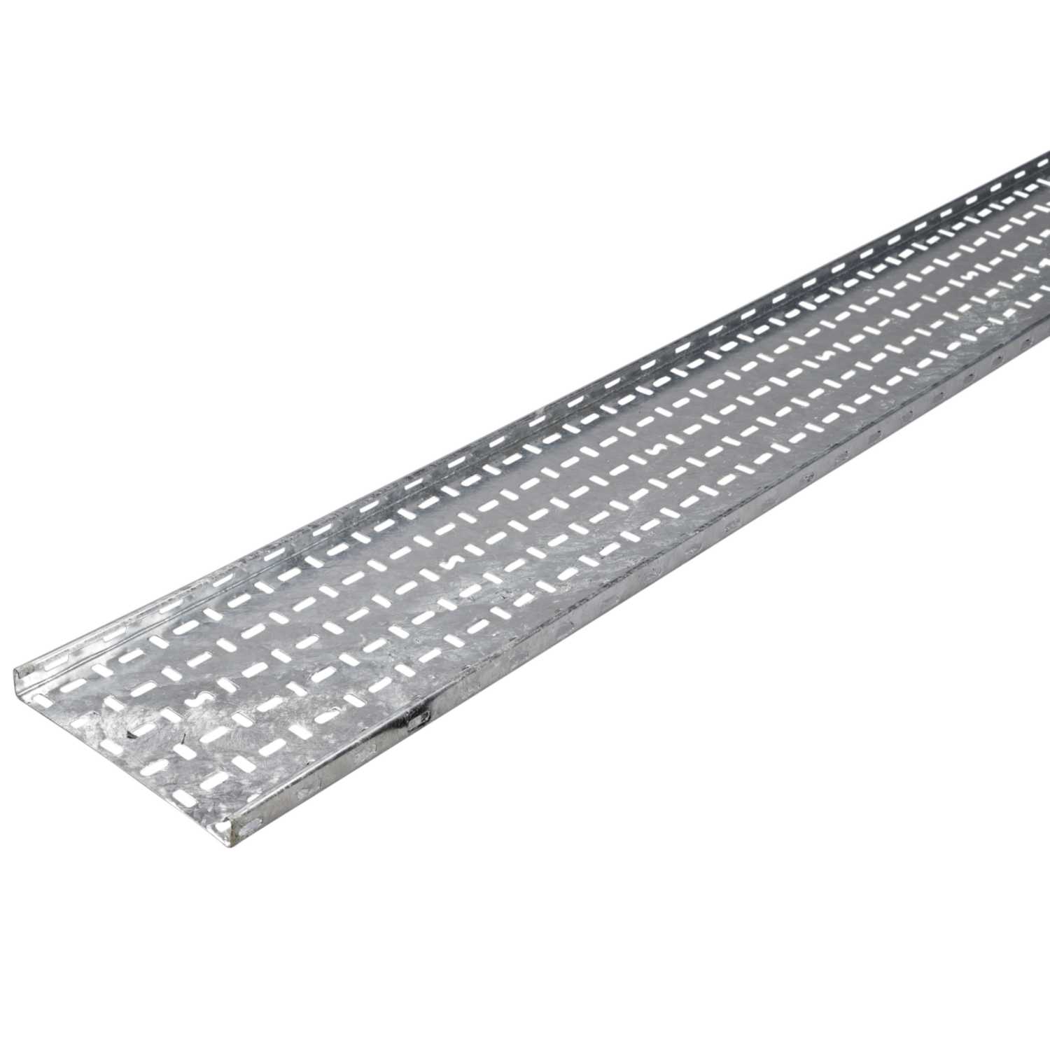 Swifts 225mm Hot Dipped Galv Return Flange Medium Duty Cable Tray 25mm ...