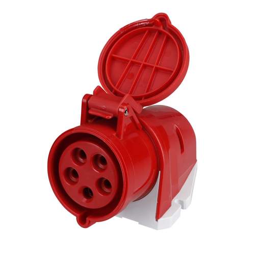 Ceenorm Quick Connect 32A 3P+N+E 415V Wall Mounted Socket IP44 (112002 ...