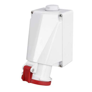 Ceenorm 63A 3P+N+E 415V Wall Mounted Socket IP44 (1124) | CEF