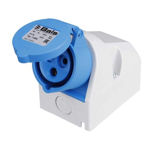 Ceenorm 16A 2P+E 230V Wall Mounted Socket IP44 (11304) | CEF