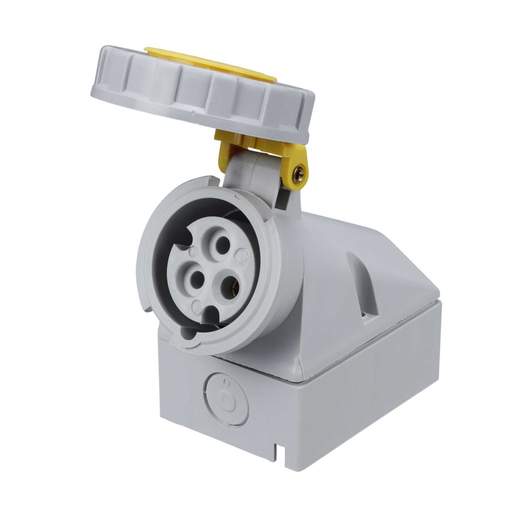 Ceenorm 16A 2P+E 110V Wall Mounted Socket IP67 (1132) | CEF