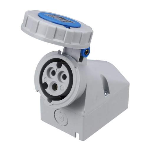 Ceenorm 16A 2P+E 230V Wall Mounted Socket IP67 (1133) | CEF