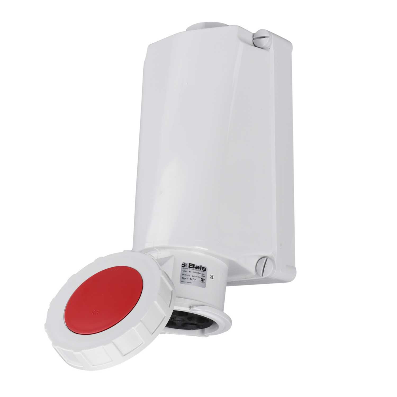 Ceenorm 125A 3P+N+E 415V Wall Mounted Socket IP67 (11447) | CEF