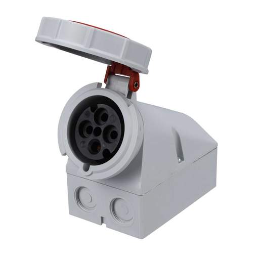 Ceenorm 32A 3P+E 415V Wall Mounted Socket IP67 (1149) | CEF