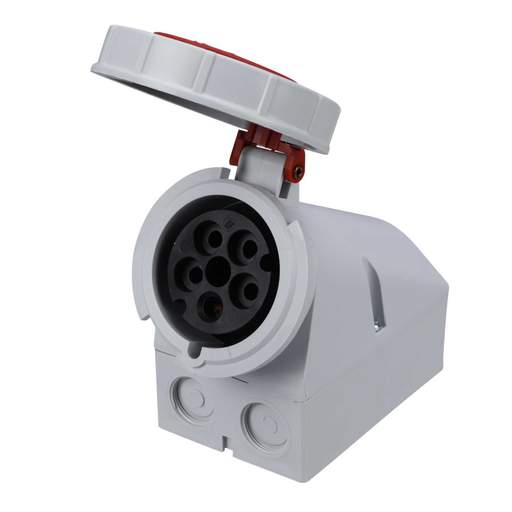 Ceenorm 32A 3P+N+E 415V Wall Mounted Socket IP67 (1155) | CEF