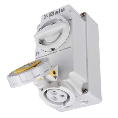 Ceenorm Quick Connect 16A 2P+E 110V Interlocked Socket IP67 (16166) | CEF