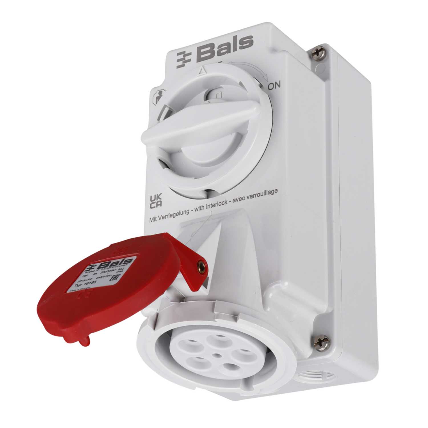 Ceenorm Quick Connect 16A 3P+E+N 415V Interlocked Socket IP44 (16185) | CEF