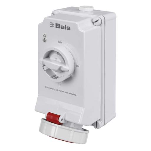 Ceenorm Quick Connect 32A 3P+E 415V Interlocked Socket IP67 (16202) | CEF