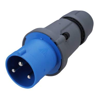 Ceenorm 63A 2P+E 230V Plug IP44 (2104) | CEF