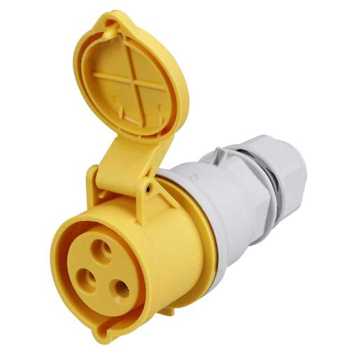 Ceenorm Quick Connect 32A 2P+E 110V Coupler IP44 (3137) | CEF