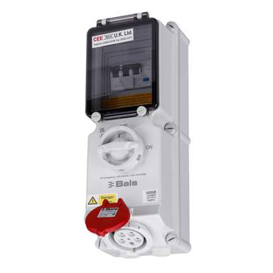 Ceenorm 16A 3P+N+E 415V Interlocked Wall Socket with 25A 30mA Type A ...