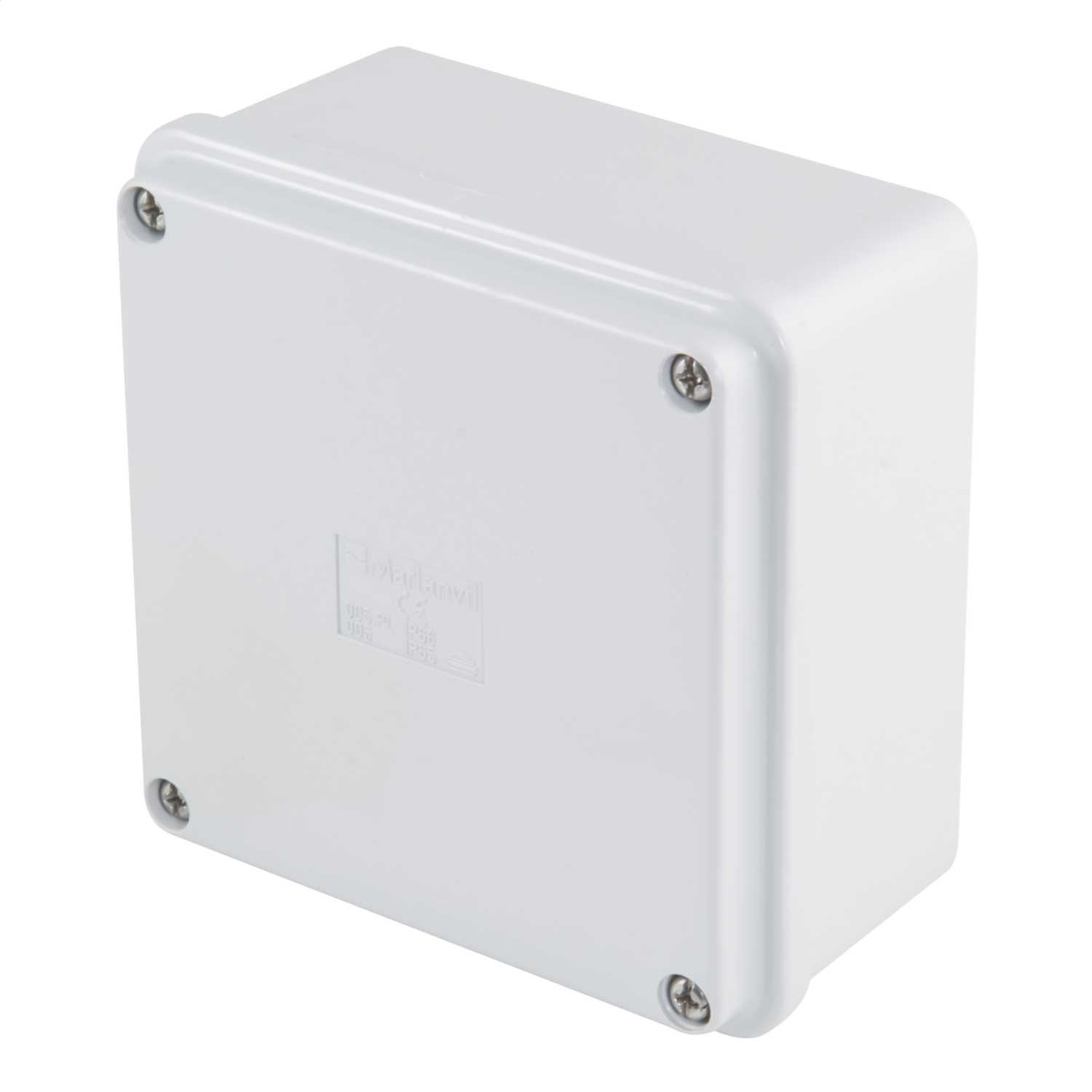 MCG 100mm x 100mm x 50mm Plastic Adaptable Box Grey IP66 (005.PL) | CEF