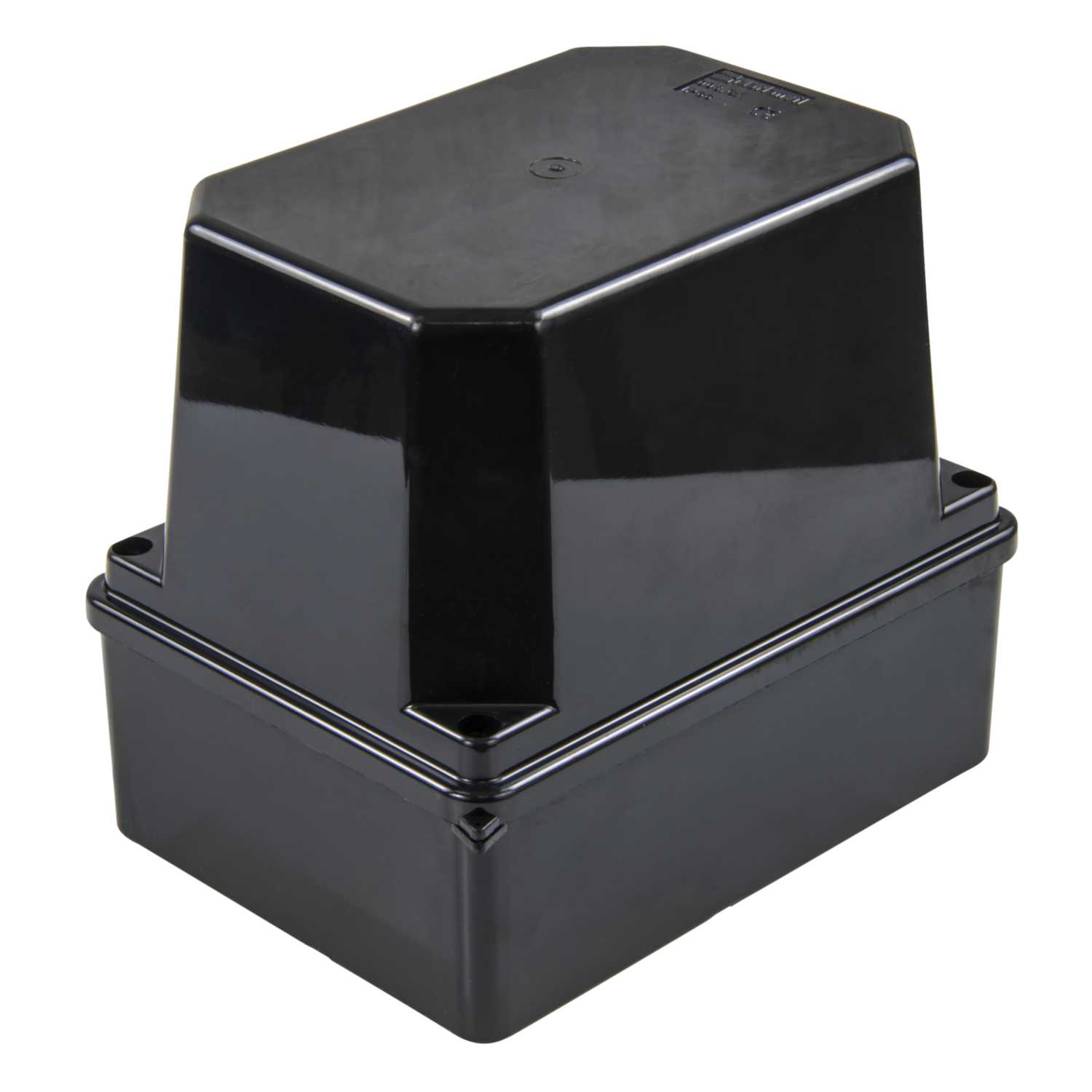 MCG 110mm x 150mm x 135mm Plastic Adaptable Box Black IP66 (008.CA BLACK) | CEF