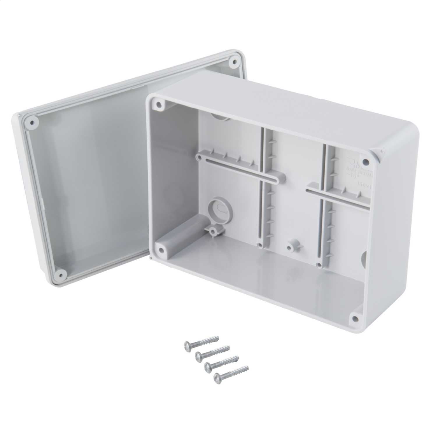 MCG 110mm x 150mm x 70mm Plastic Adaptable Box Grey IP66 (008.PL) | CEF