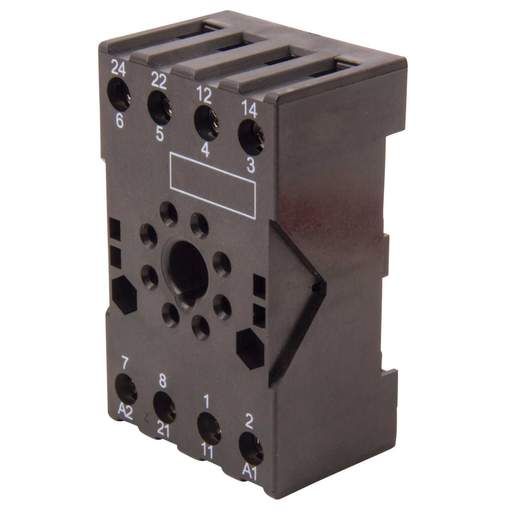 MCG 8 Pin Relay Base for JQX10 Model 8 Pin Relays (10-2Z-C3) | CEF