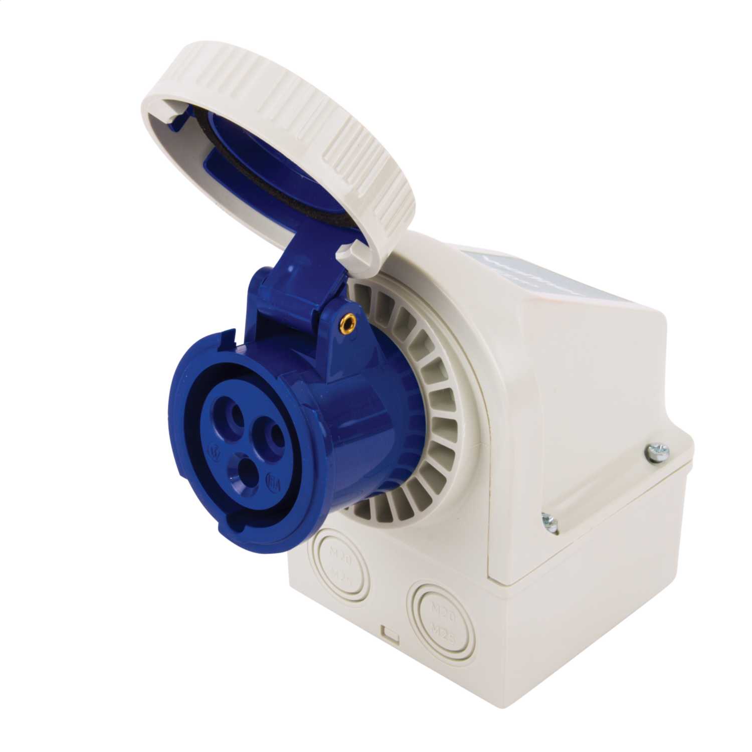 Walther 16A 2P+E 230V Wall Mounted Socket IP67 (119306) | CEF