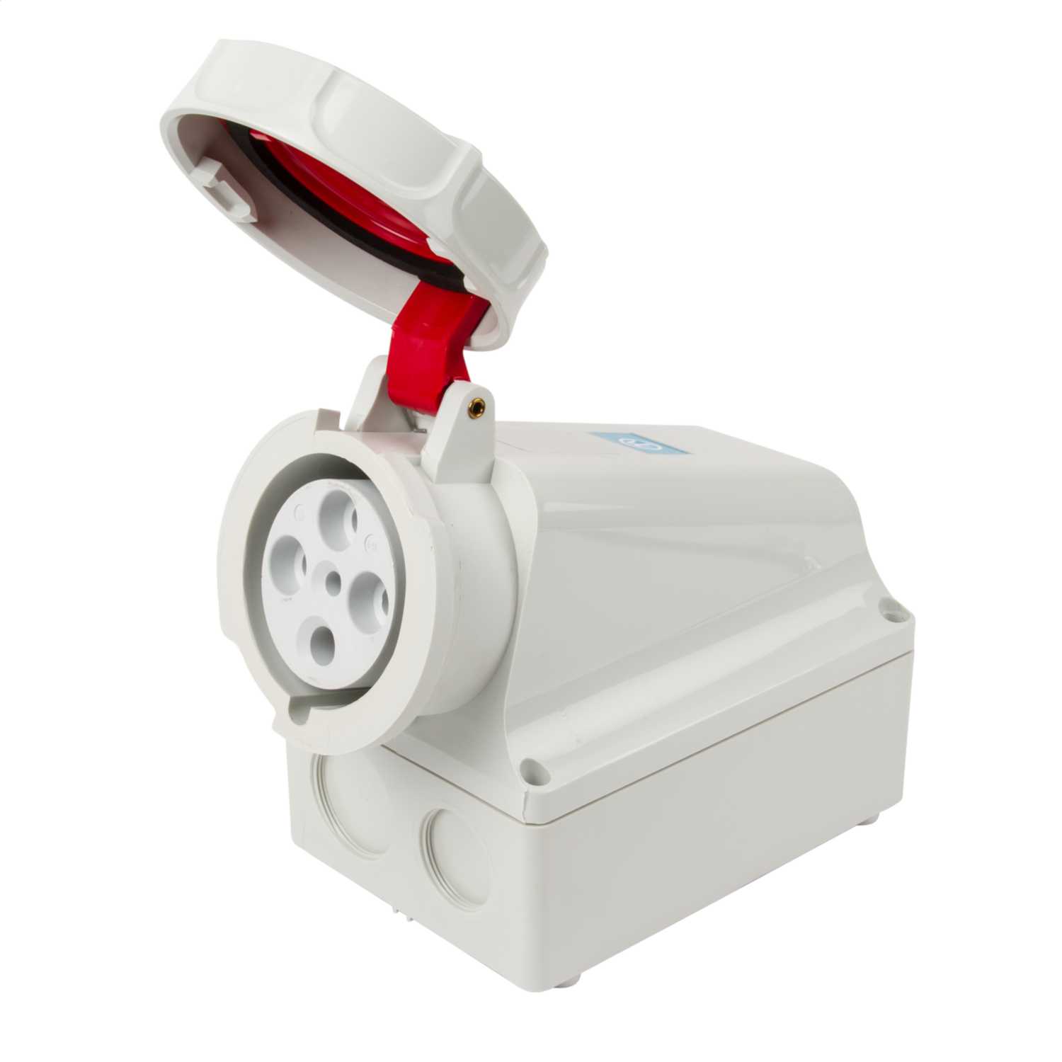 Walther 63A 3P+E 415V Wall Mounted Socket IP67 (169406) | CEF