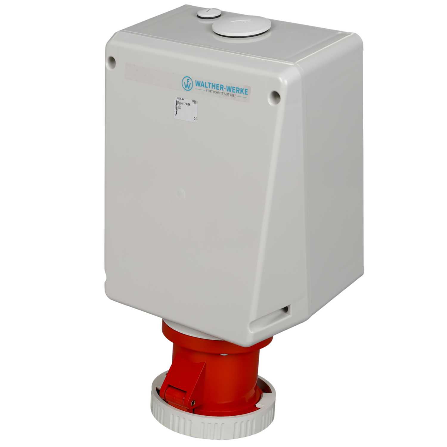 Walther 125A 3P+N+E 415V Wall Socket IP67 (1790K) | CEF