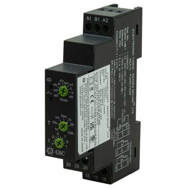 GIC 8A 12-230V AC / DC Multi Function Timer Relay DPCO (1CMDTF) | CEF