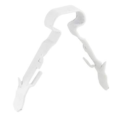 LINIAN 1mm Twin and Earth Clips White (Pack of 100) (1LTEW001) | CEF