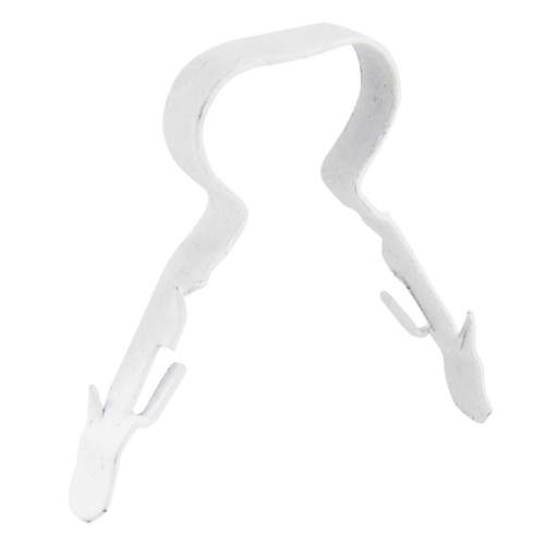 LINIAN 10mm Twin and Earth Clips White (Pack of 100) (1LTEW010) | CEF